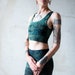 YOGA BRA - Bra Top, Bralette, Bustier - With Snake Pattern - Batik, Tie ...