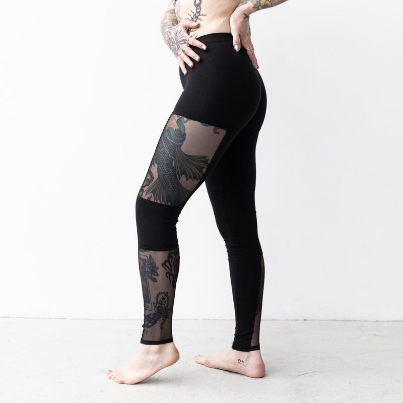 Sheer See Through Leggings - Etsy