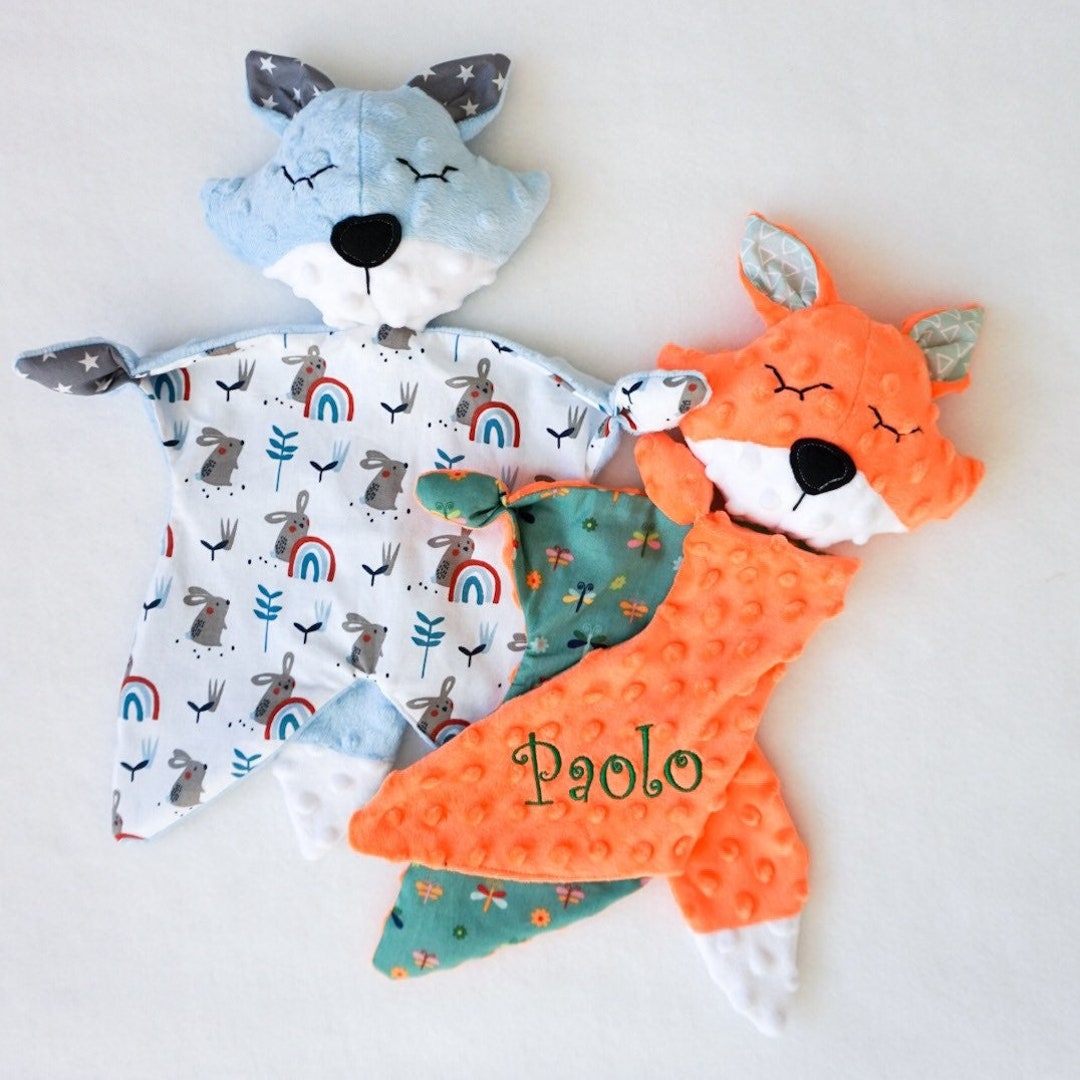 Custom Baby Fox Comforter Cute Plush Toy - Etsy