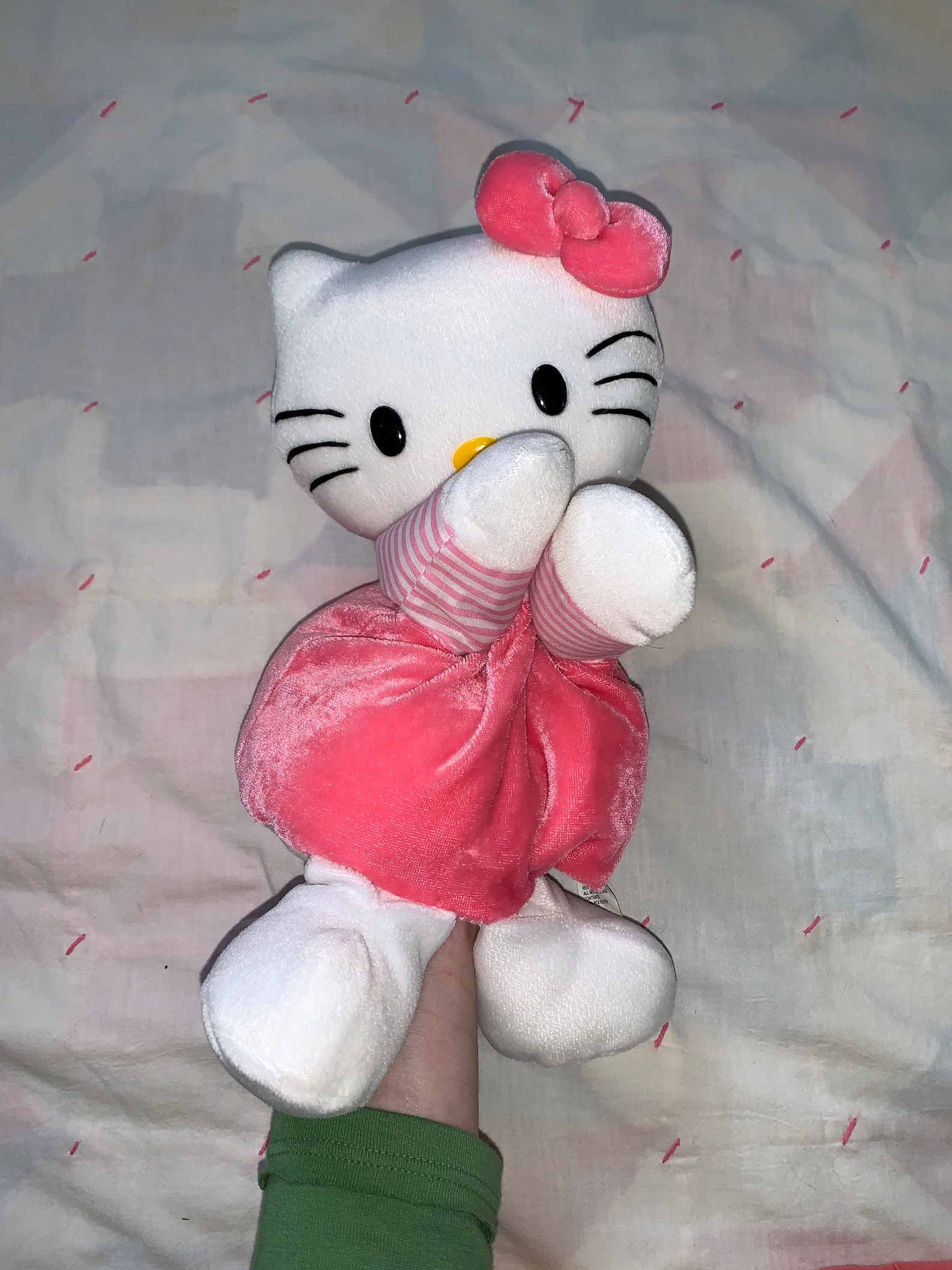 hello-kitty-glove-puppet-1999-from-flying-colors-12-tall-etsy