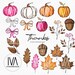 Thanksgiving Clipart, Fall Clipart, Autumn Clipart, Scrapbook, Fall ...