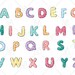 Unique Alphabet Patterns ABC Letters Printable Clipart Cute - Etsy