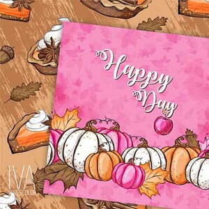 Thanksgiving Paper Pack, Fall Paper Pack, Autumn Digital Paper, for ...