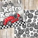Race Car Seamless Digital Paper, Scrapbooking Pages Instant Download ...