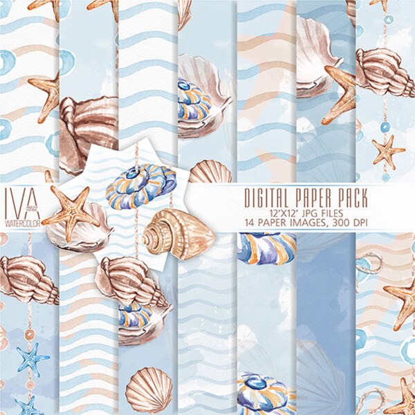 Paper Seashells - Etsy