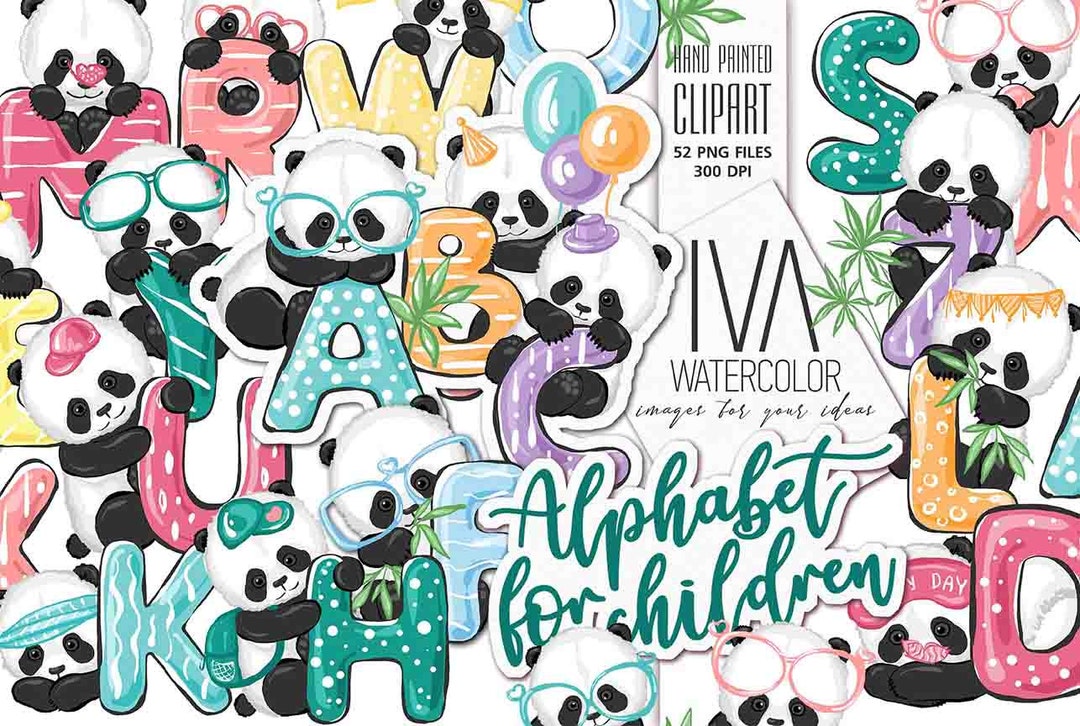 Unique Alphabet Patterns ABC Letters Printable Clipart Cute - Etsy