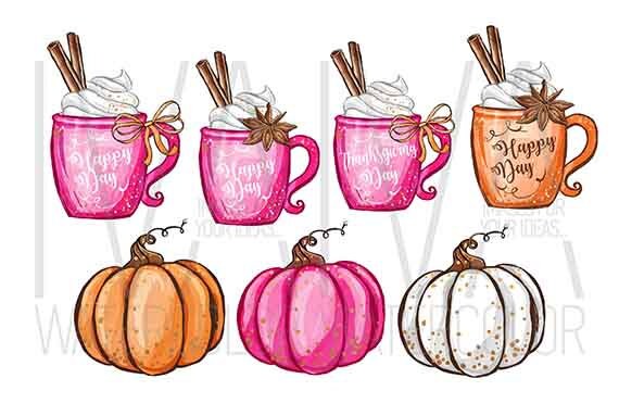 Thanksgiving Clipart Fall Clipart Autumn Clipart Scrapbook - Etsy