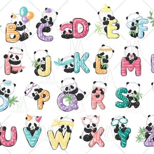 Unique Alphabet Patterns ABC Letters Printable Clipart Cute - Etsy