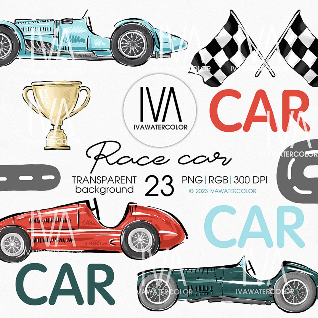 Race Car PNG Clipart Old Race Car, Retro Car PNG, Vintage Formula 1 Car ...