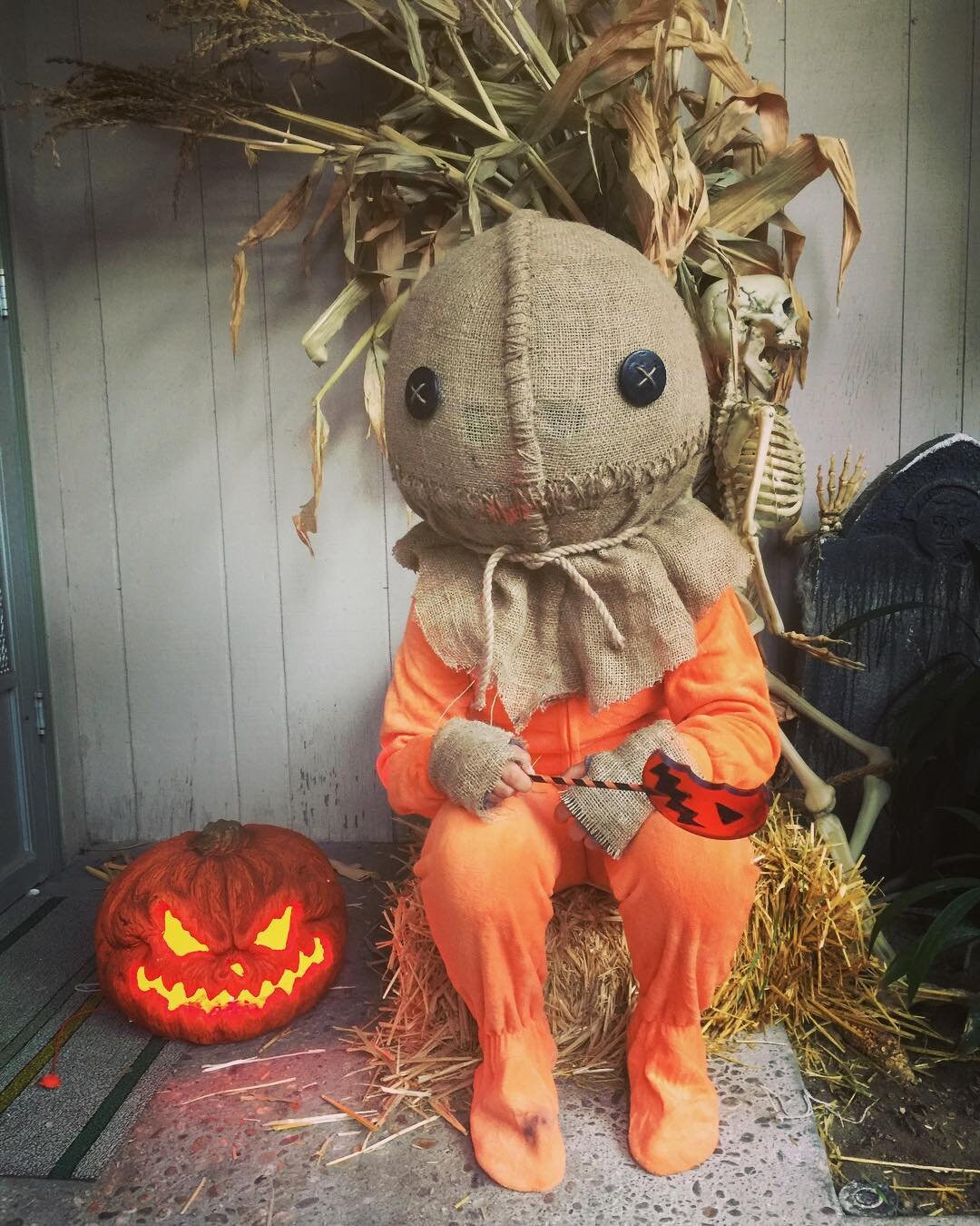 Sammy Trick R Treat Halloween Full Head Mask Etsy