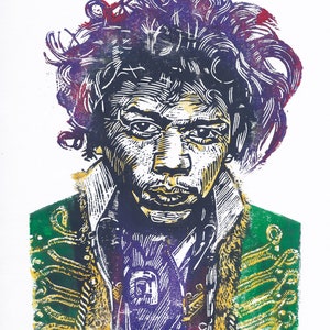 Hendrix Card - Etsy