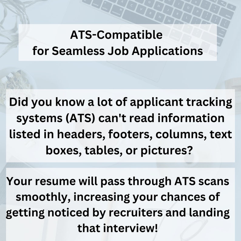 Streamlined Success Resume Template | Ats-friendly Professional Design ...