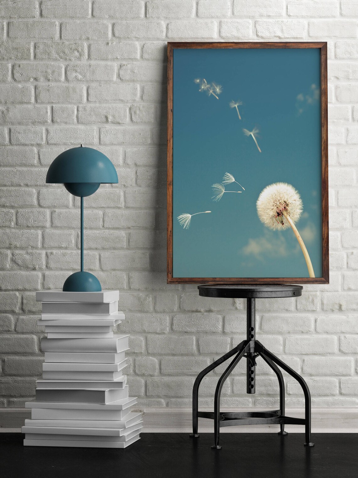 Dandelion Wall Art Dandelion Art Botanical Poster Dandelion - Etsy