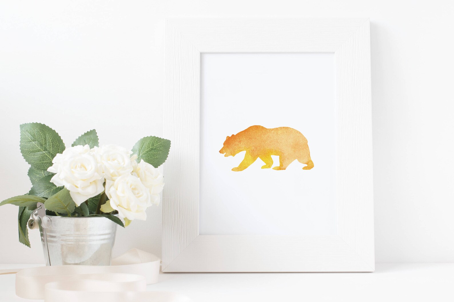 Bear Watercolor Nursery Print, Bear Watercolor Nursery Wall Art ...