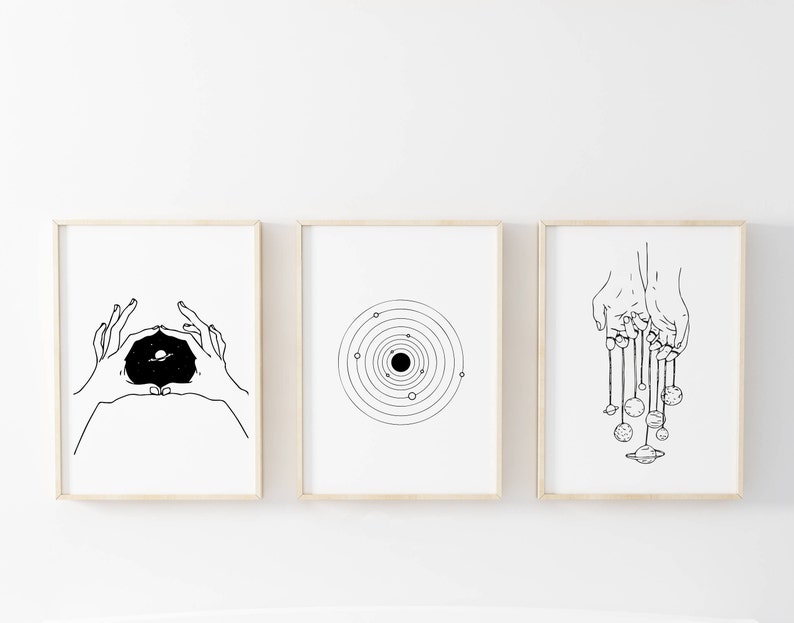 Celestial Print Celestial Wall Art Tumblr Room Decor Galaxy | Etsy