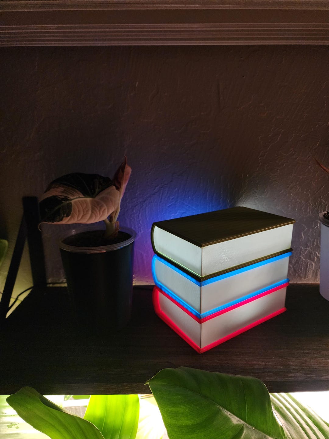 Custom Book Stack Night Light – Ambient LED Lamp for Book Lovers ...