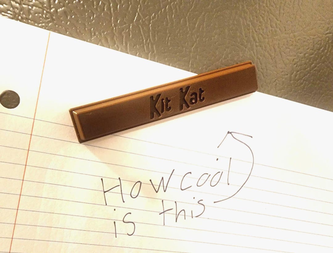 Refrigerator Magnets Candy Bar Chocolate Actual Size Kit Kat - Etsy