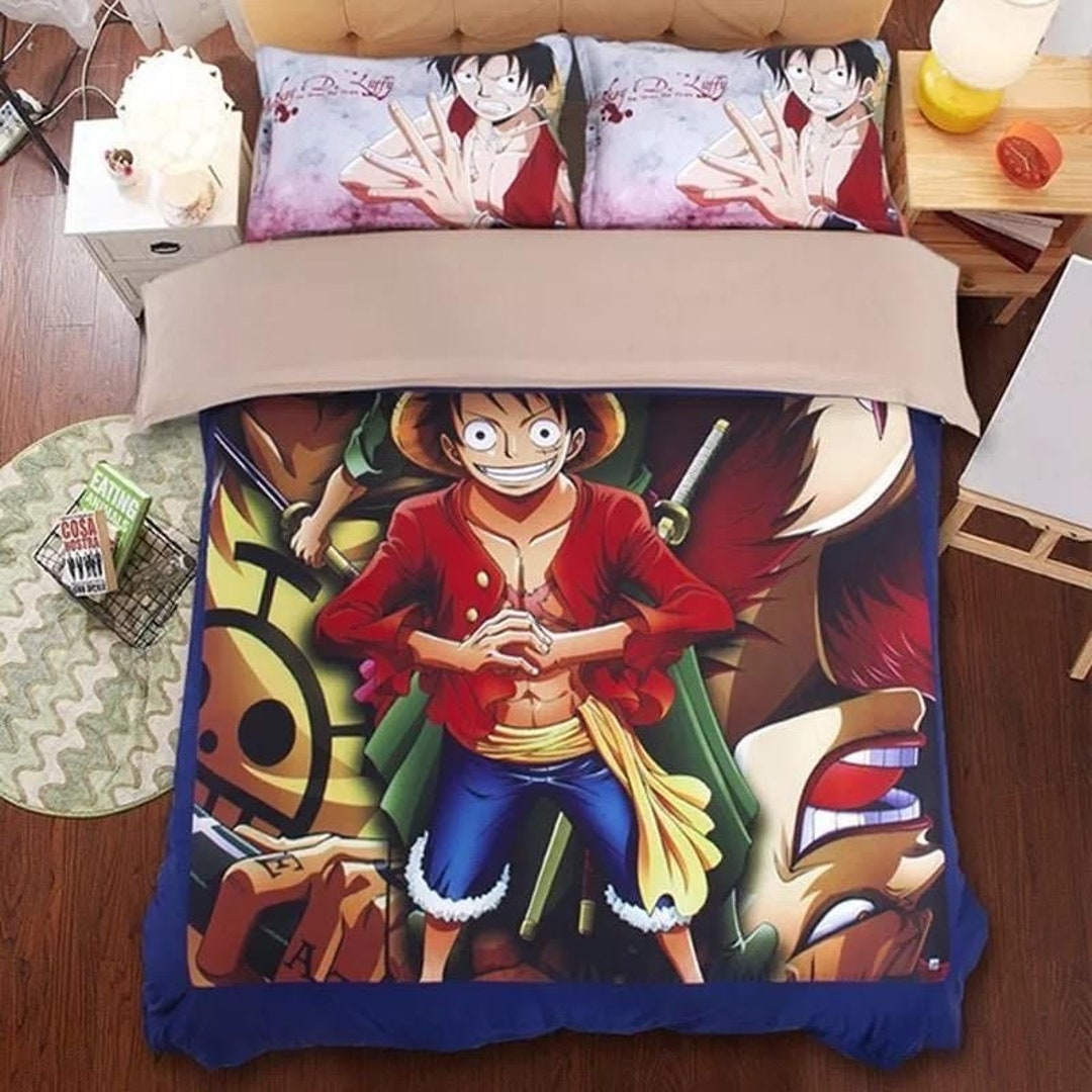One Piece Monkey D. Luffy Duvet Cover Bedding Set BS0057 - Etsy