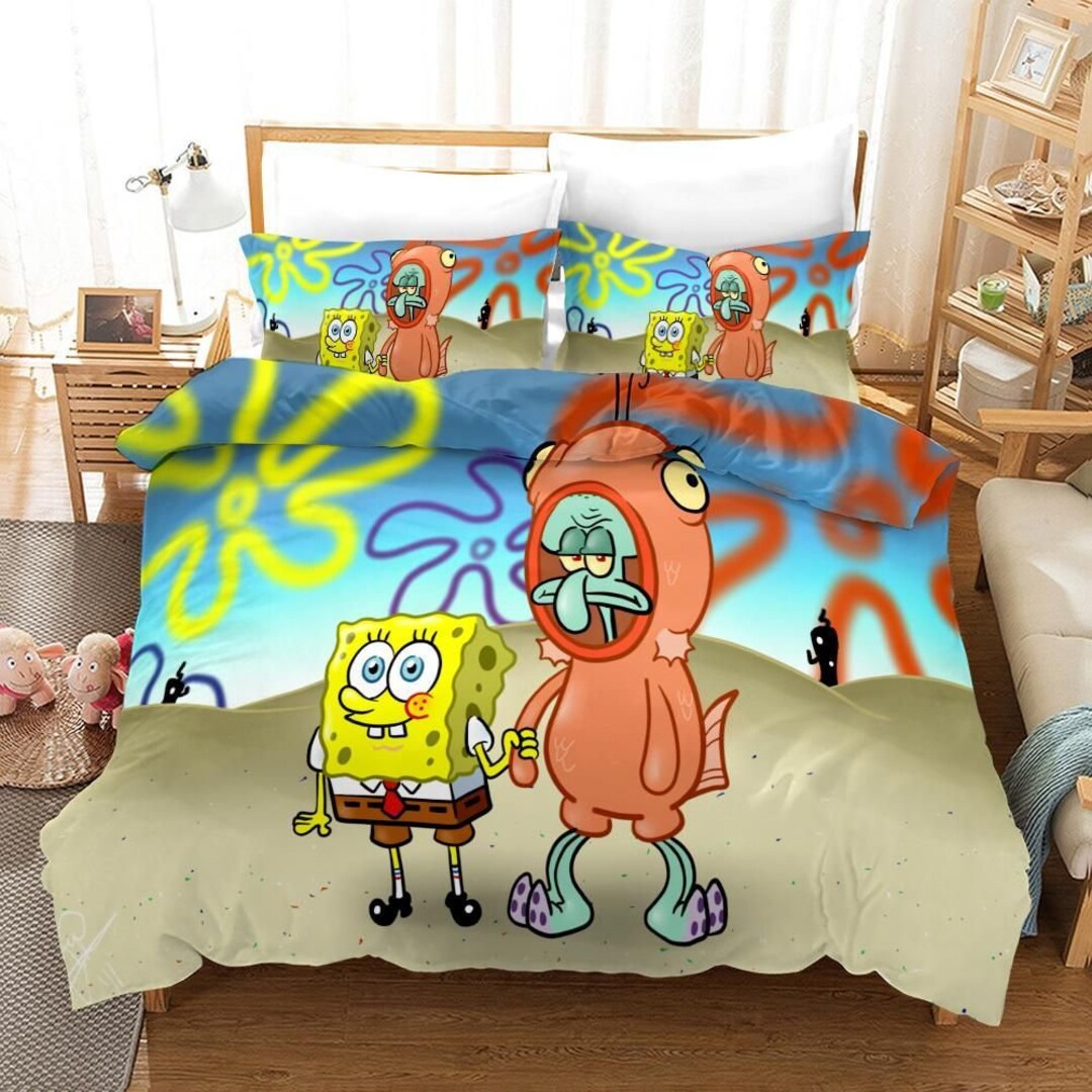 Spongebob Squarepants Duvet Cover Bedding Set BS0530 - Etsy
