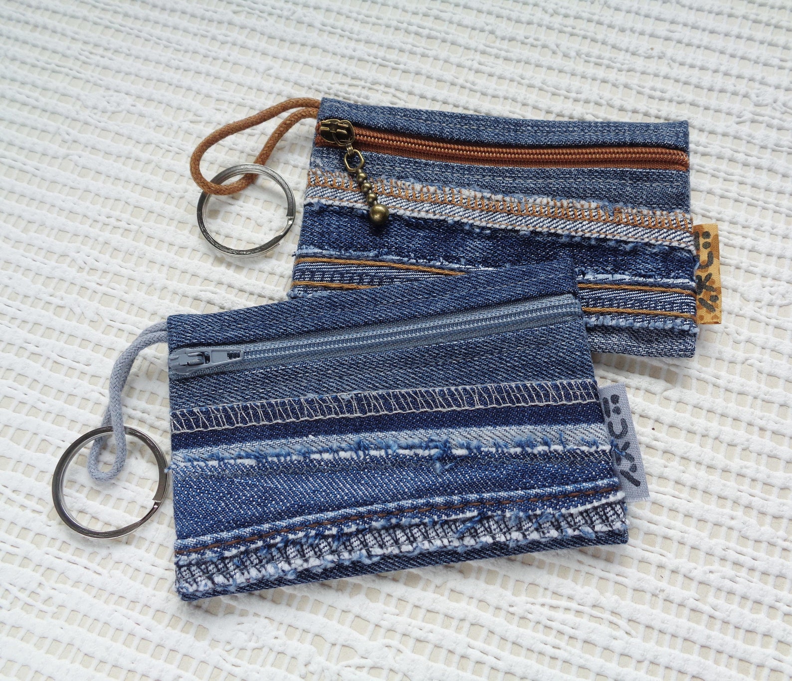 Coin Purse, Key Chain Ring, Card Wallet, Small Zipped Pouch, Key Pouch ...