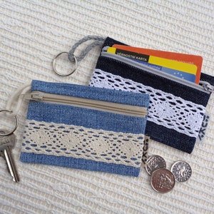 Coin Purse, Key Pouch, Card Holder, Card Wallet, Small Zippered Pouch ...
