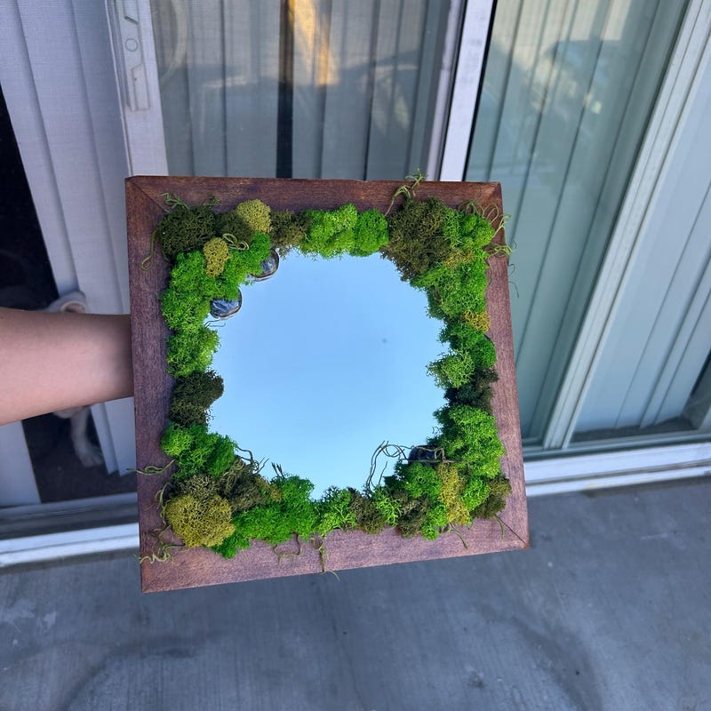 Moss Mirror - Etsy