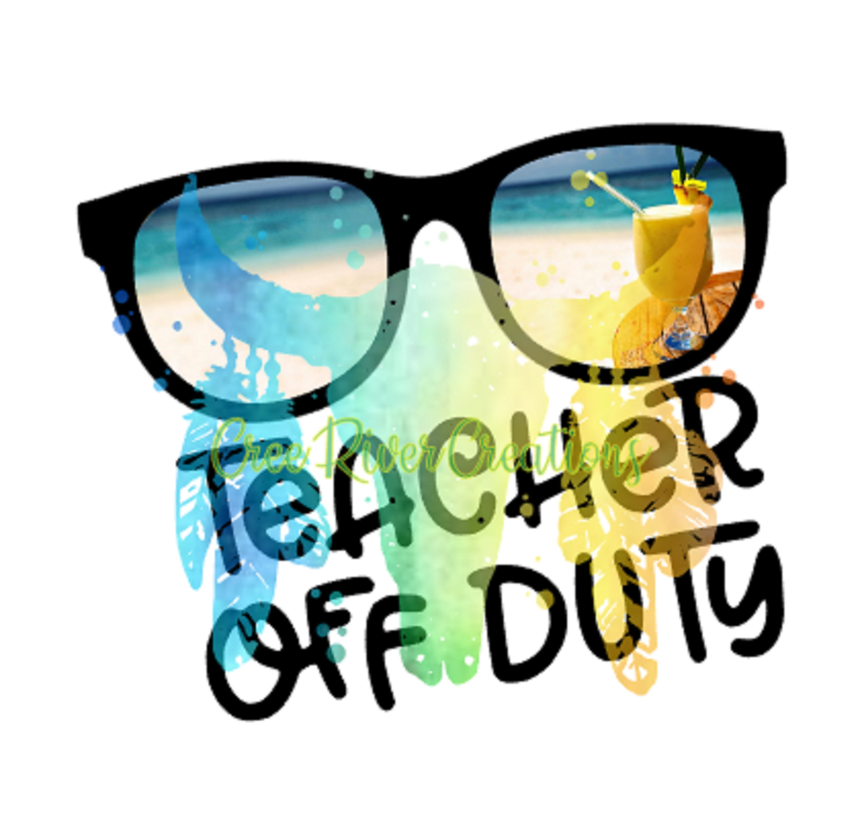 Teacher off Duty Instant Download PNG JPEG - Etsy