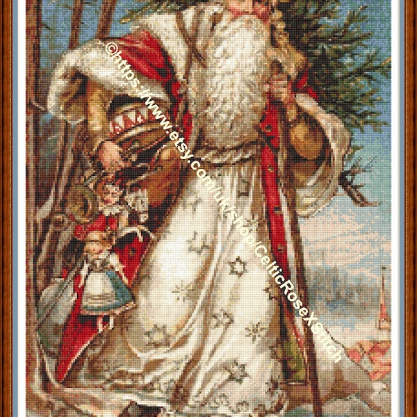 Victorian Santa - Etsy