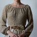 Paysanne Blouse Knittingpattern, Digital PDF - Etsy
