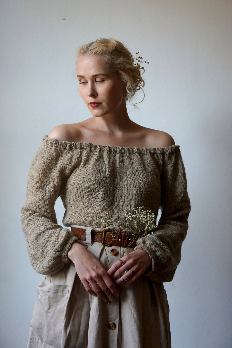 Paysanne Blouse Knittingpattern, Digital PDF - Etsy