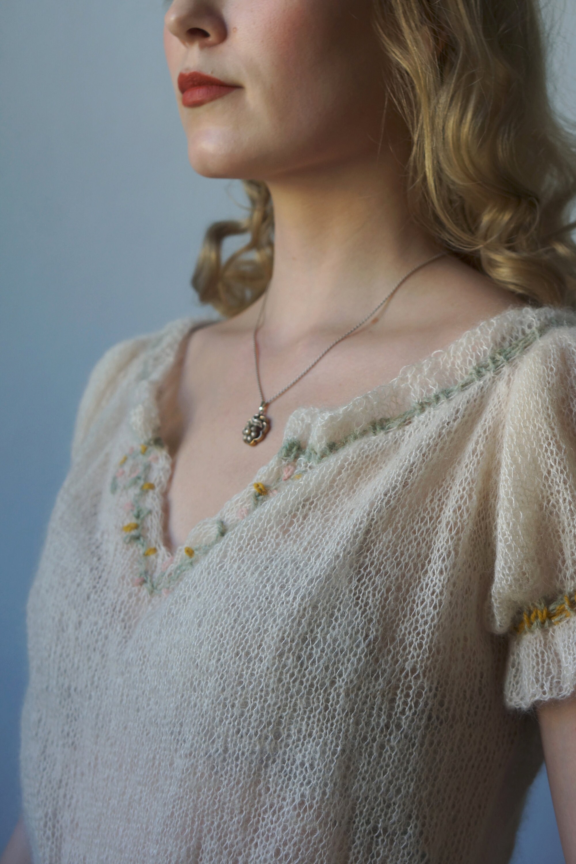 Folklore Ruffle Top Knittingpattern Digital PDF - Etsy Norway