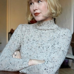 Norma Jean Turtleneck Knittingpattern, Digital PDF - Etsy