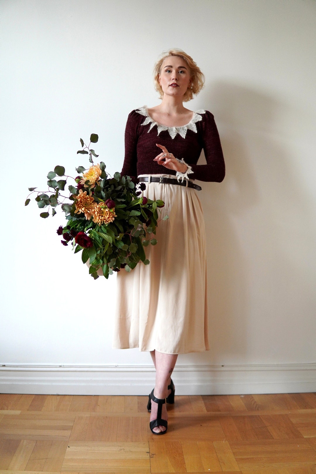 Medieval Ruffle Blouse Digital Knittingpattern PDF - Etsy