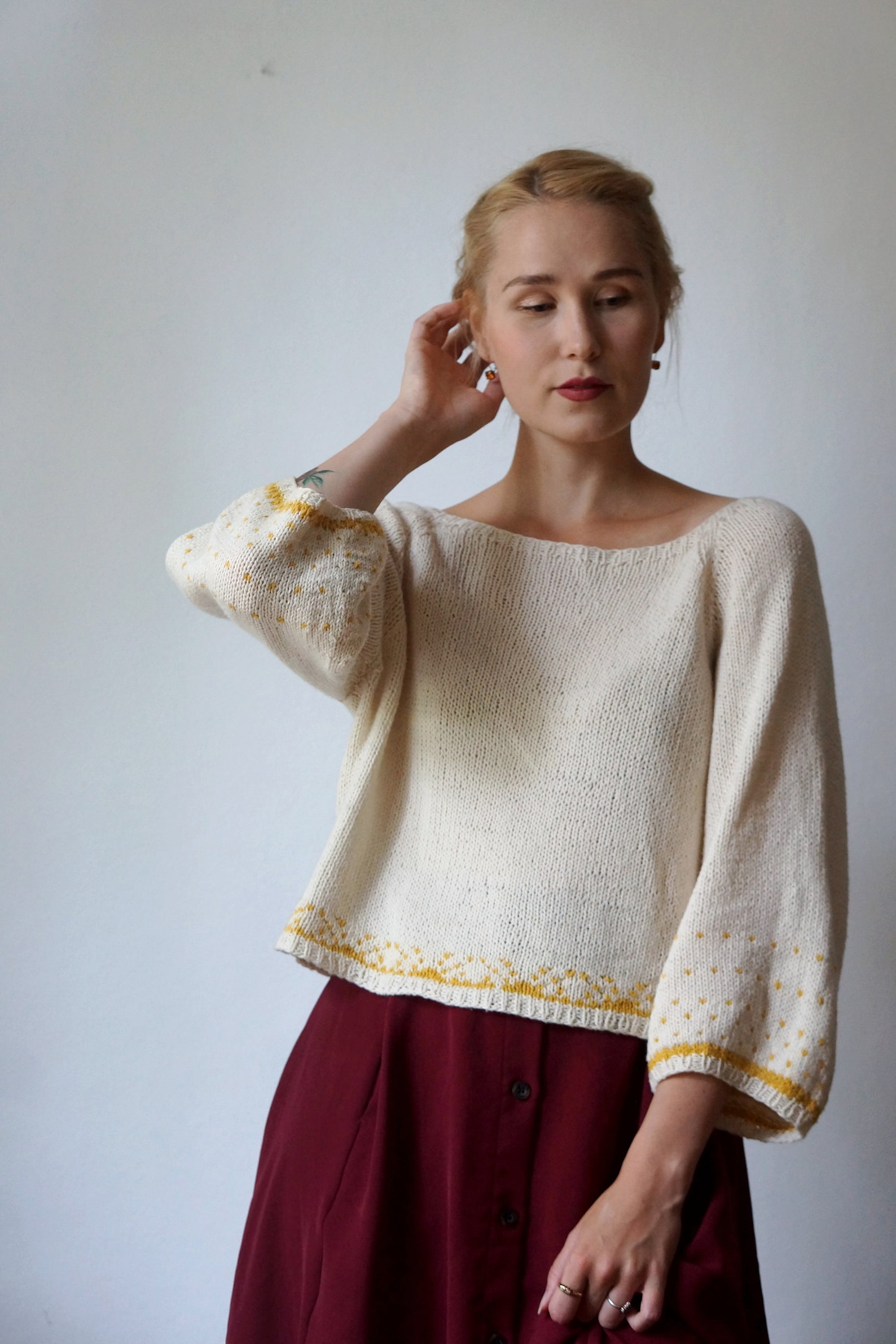 Sun Summoner Blouse Knittingpattern, Digital PDF - Etsy