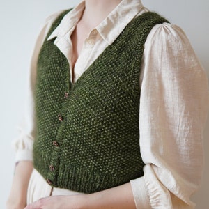 Hobbiton Vest Knittingpattern, Digital PDF - Etsy