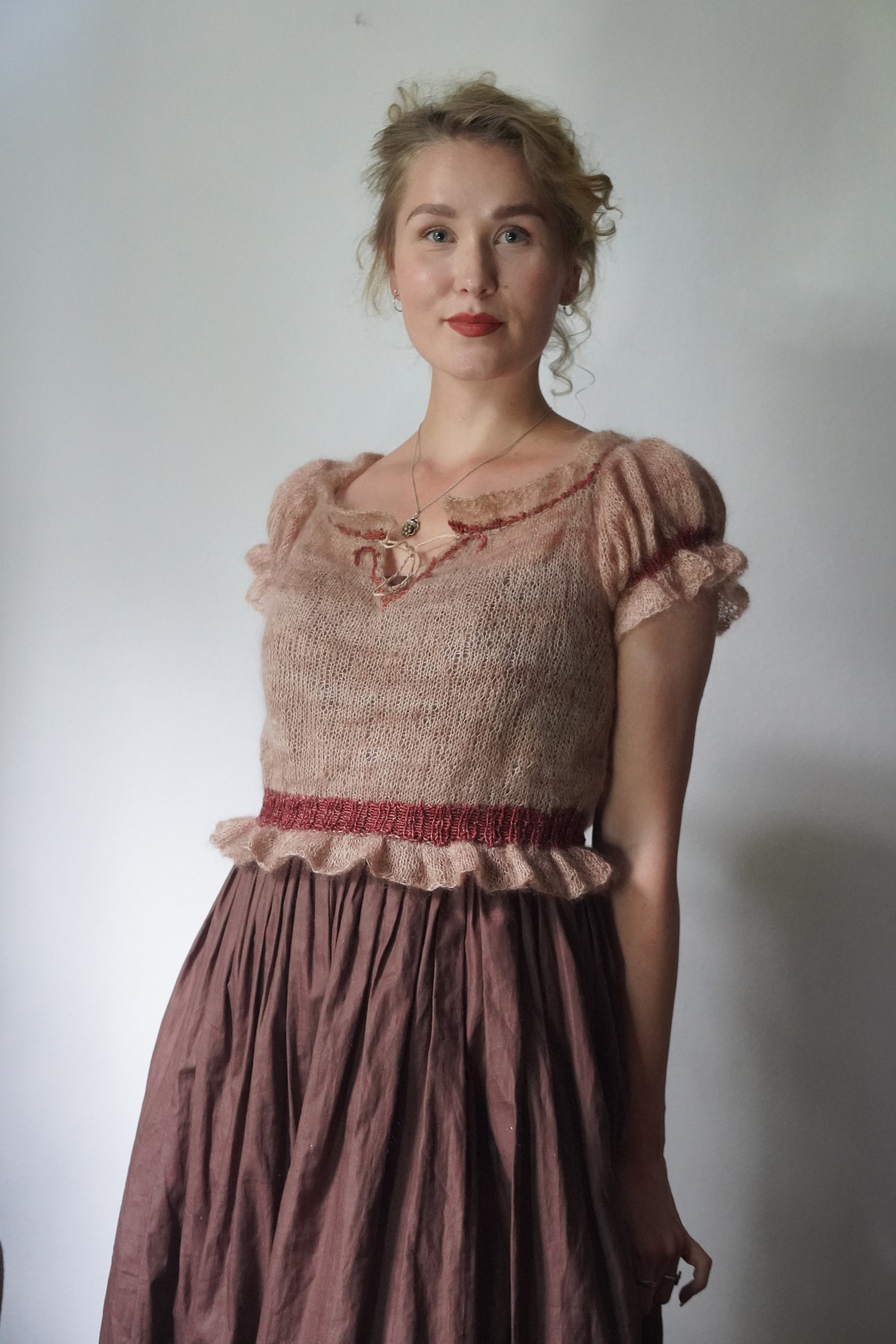 Folklore Ruffle Top Knittingpattern Digital PDF - Etsy