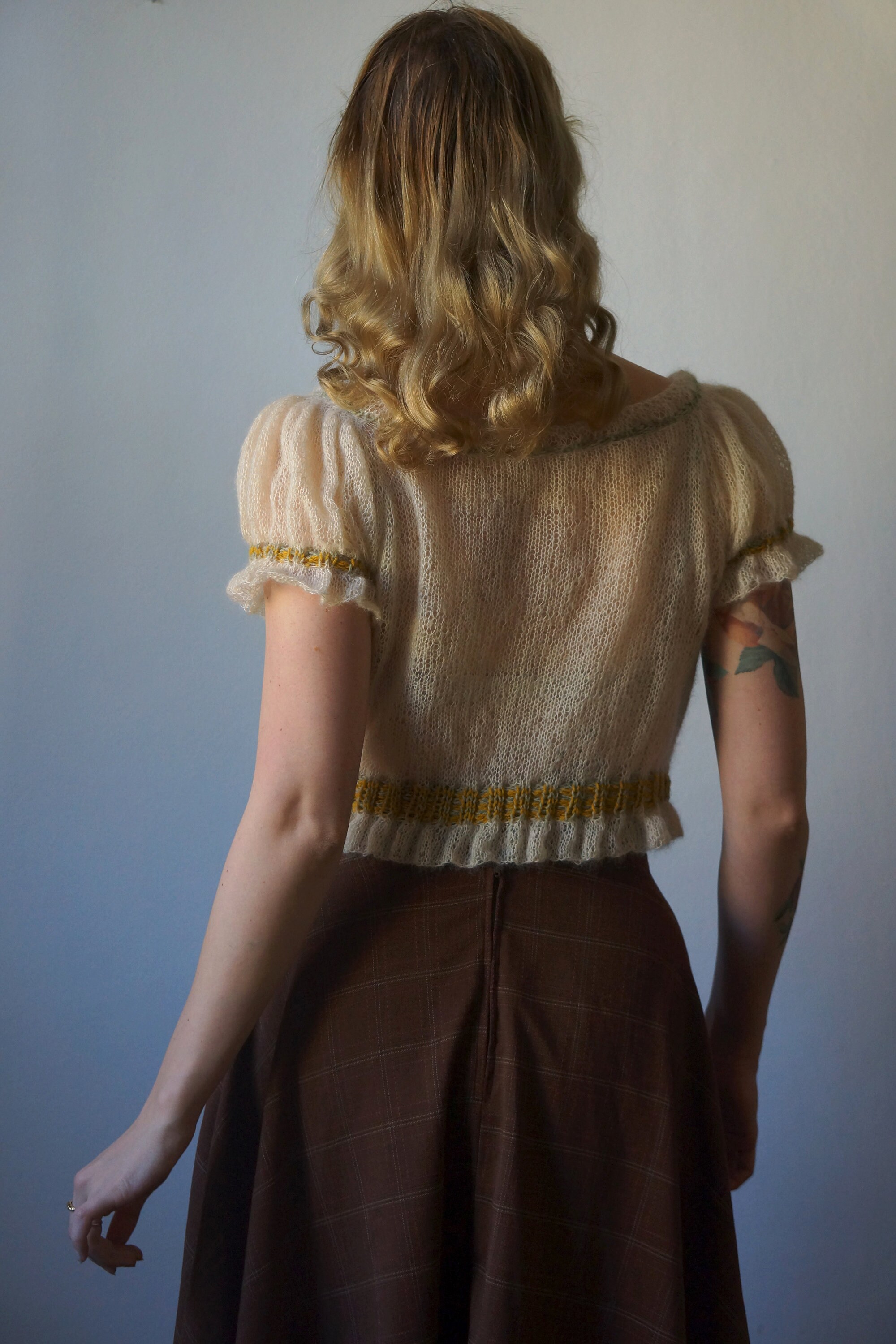 Folklore Ruffle Top Knittingpattern, Digital PDF - Etsy Norway