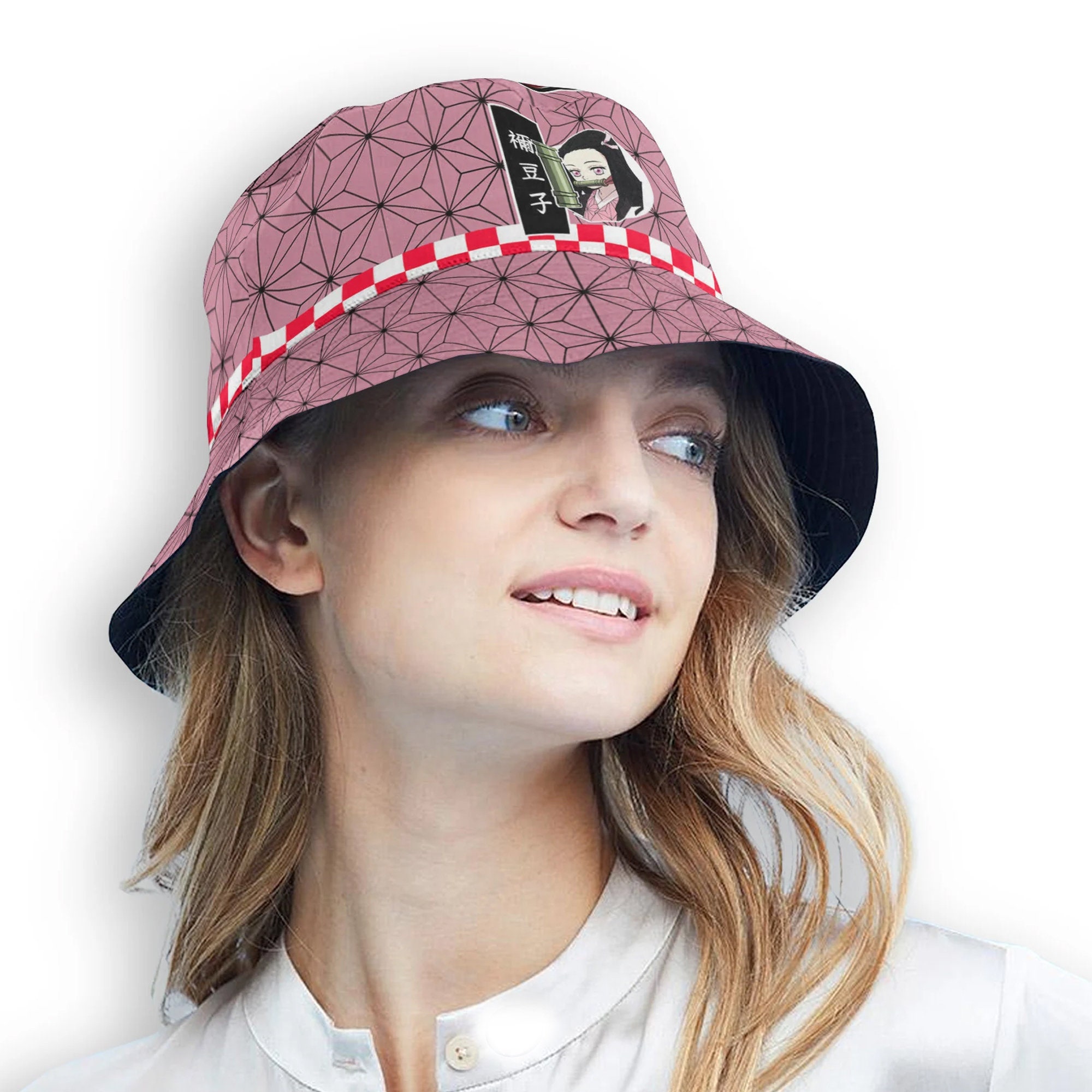 Nezuko Kamado Anime Bucket Hat - Etsy