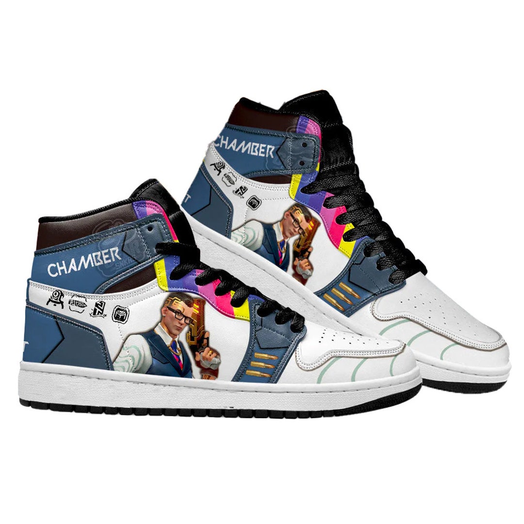 Chamber Jd1s Valorant Agent Sneakers Custom Shoes Game - Etsy