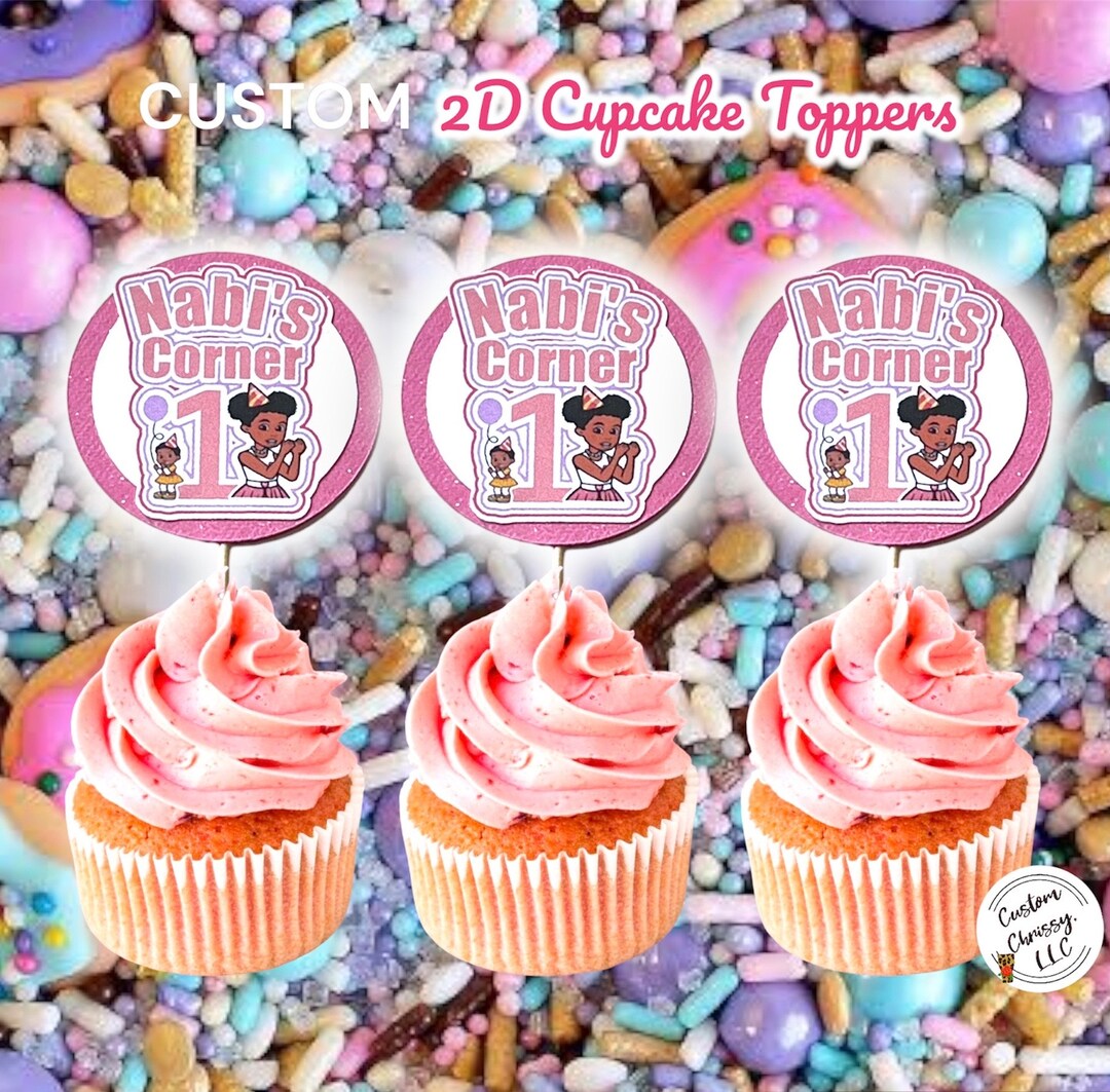 Girls Custom Gracies Corner 2D Cupcake Toppers - Etsy
