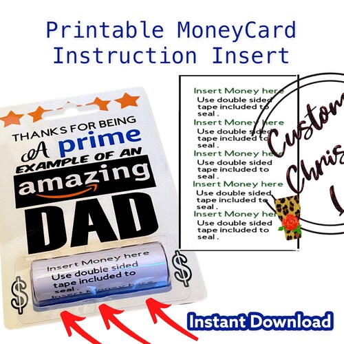 Printable Tipping Money Card Thank You Card Money Holder - Etsy