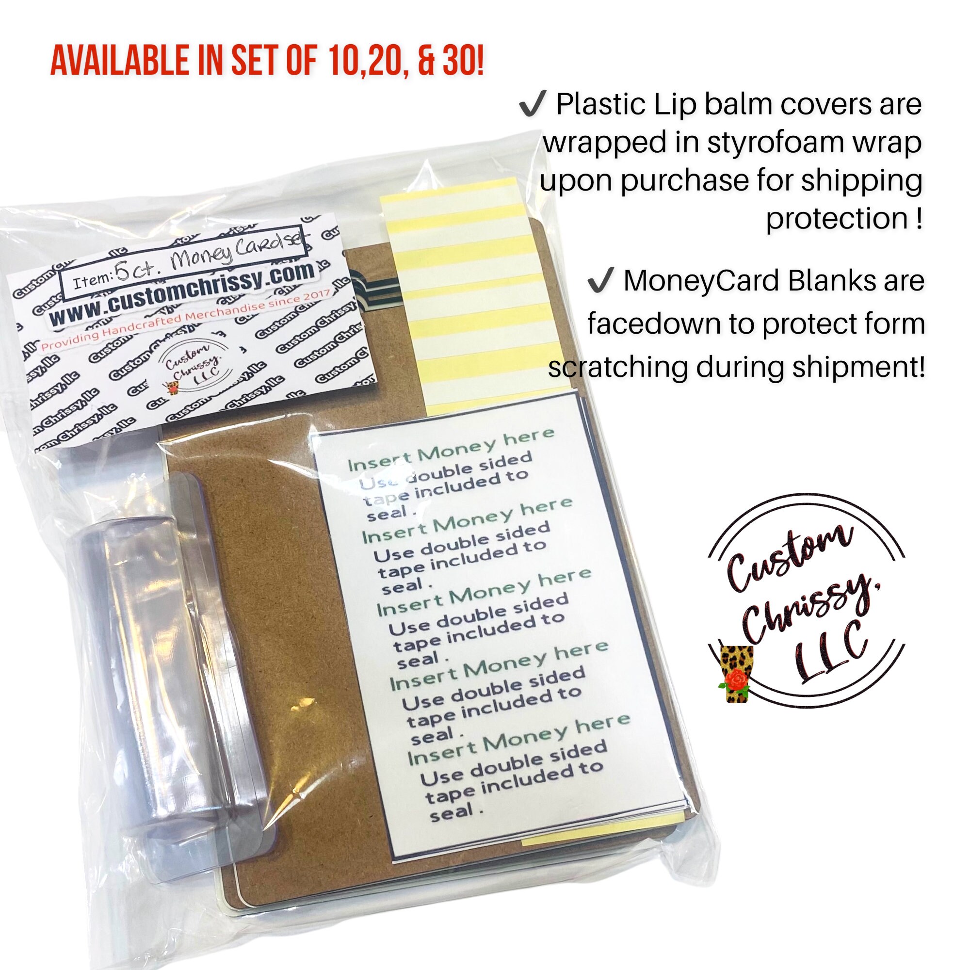 Sublimation Money Gift Card Set - Etsy