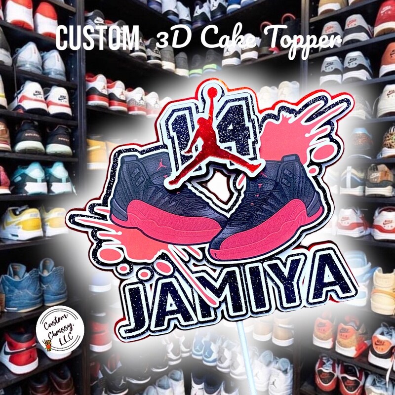 Jordan Cake Topper - Etsy
