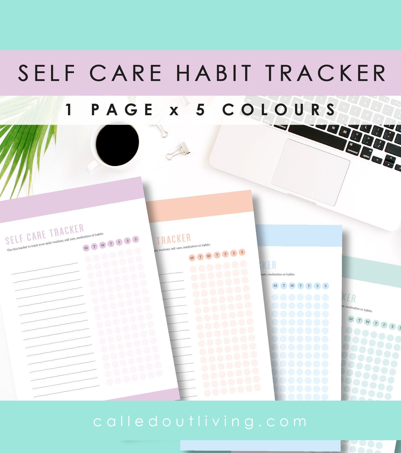 Self Care Printable Self Care Tracker Habit Tracker - Etsy