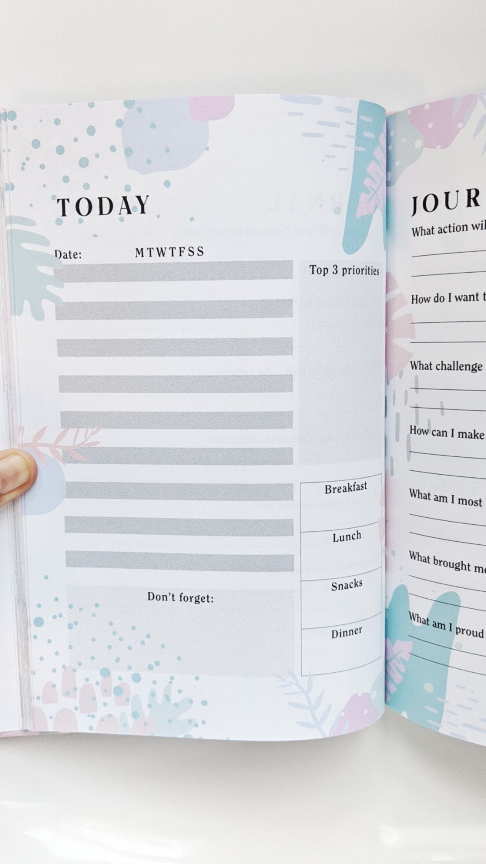 Goal Planner and Mindfulness Journal Self Discovery - Etsy