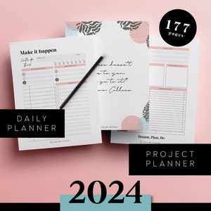 2024 Life Planner Annual, Goal Setting Planner, Printable Planner ...