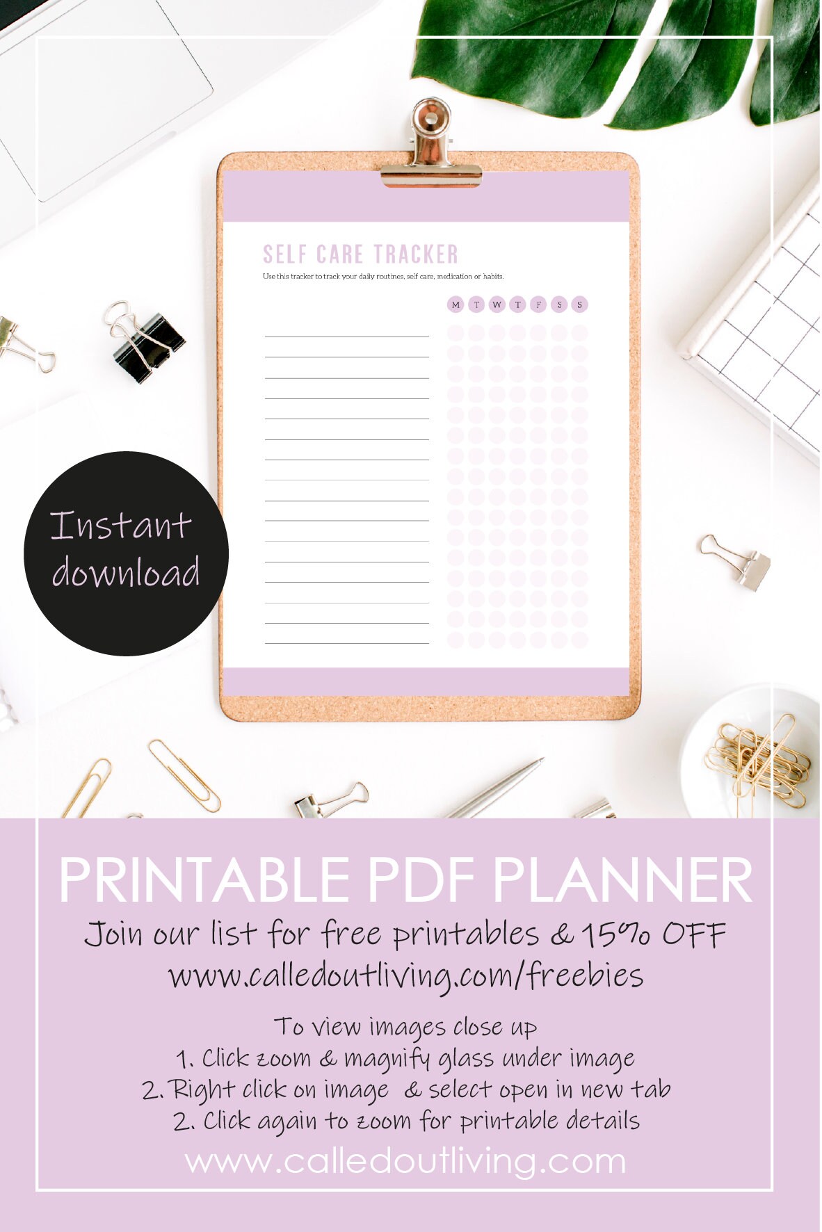 Self Care Printable Self Care Tracker Habit Tracker - Etsy