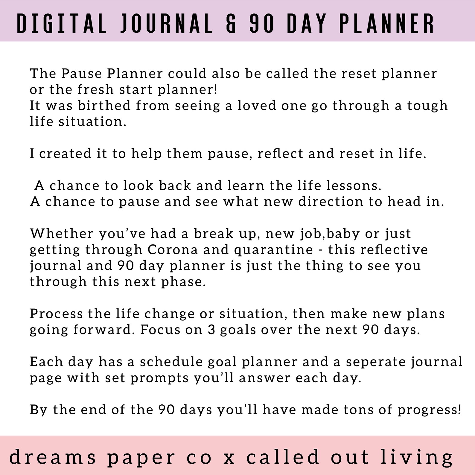 Goal Planner and Mindfulness Journal Self Discovery, Reflective ...