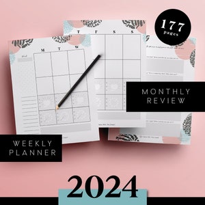 2024 Life Planner Annual, Goal Setting Planner, Printable Planner ...