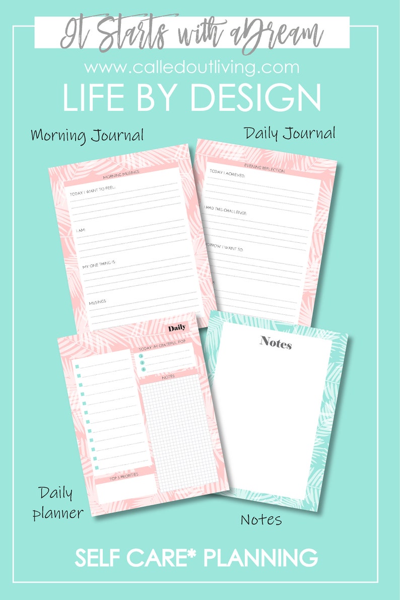 Self Care Planner Workbook Wellness Self-care Planner Self | Etsy